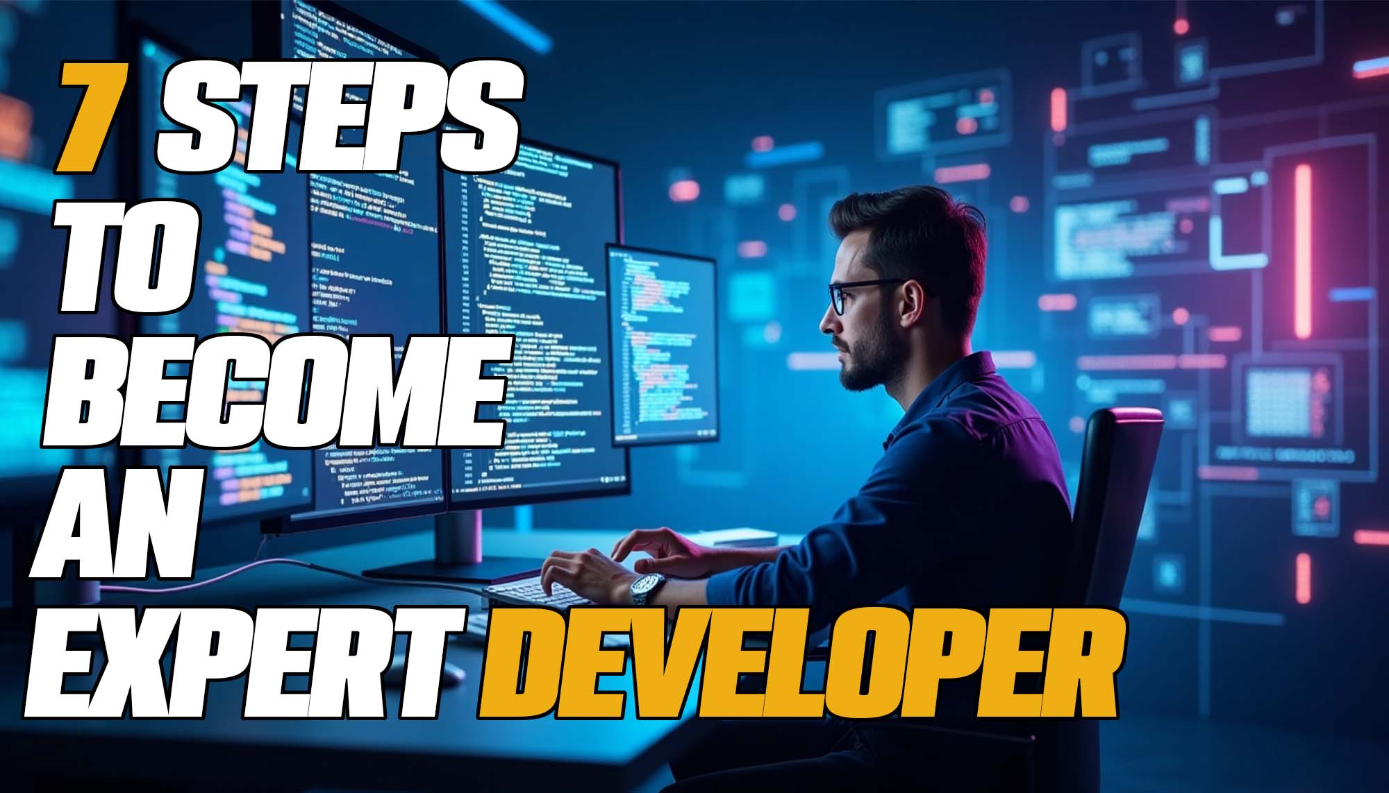 7 Steps to Become an Expert Web Developer